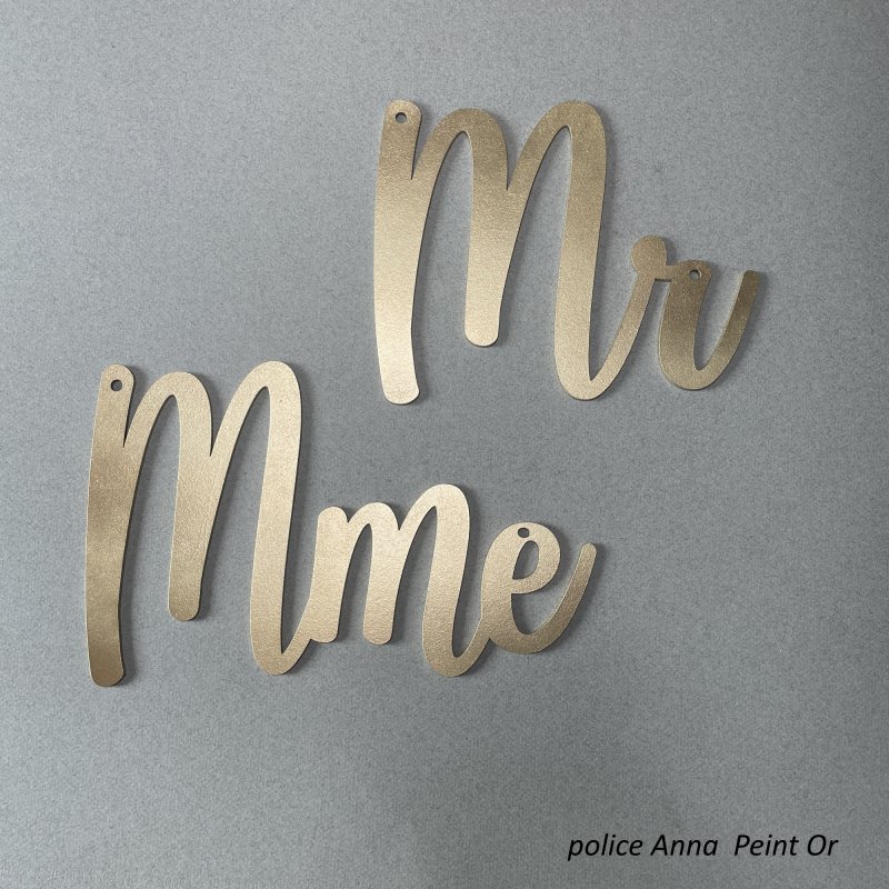 M et Mme - Mr and Mrs - Monsieur et Madame - Décoration de chaises pour ...